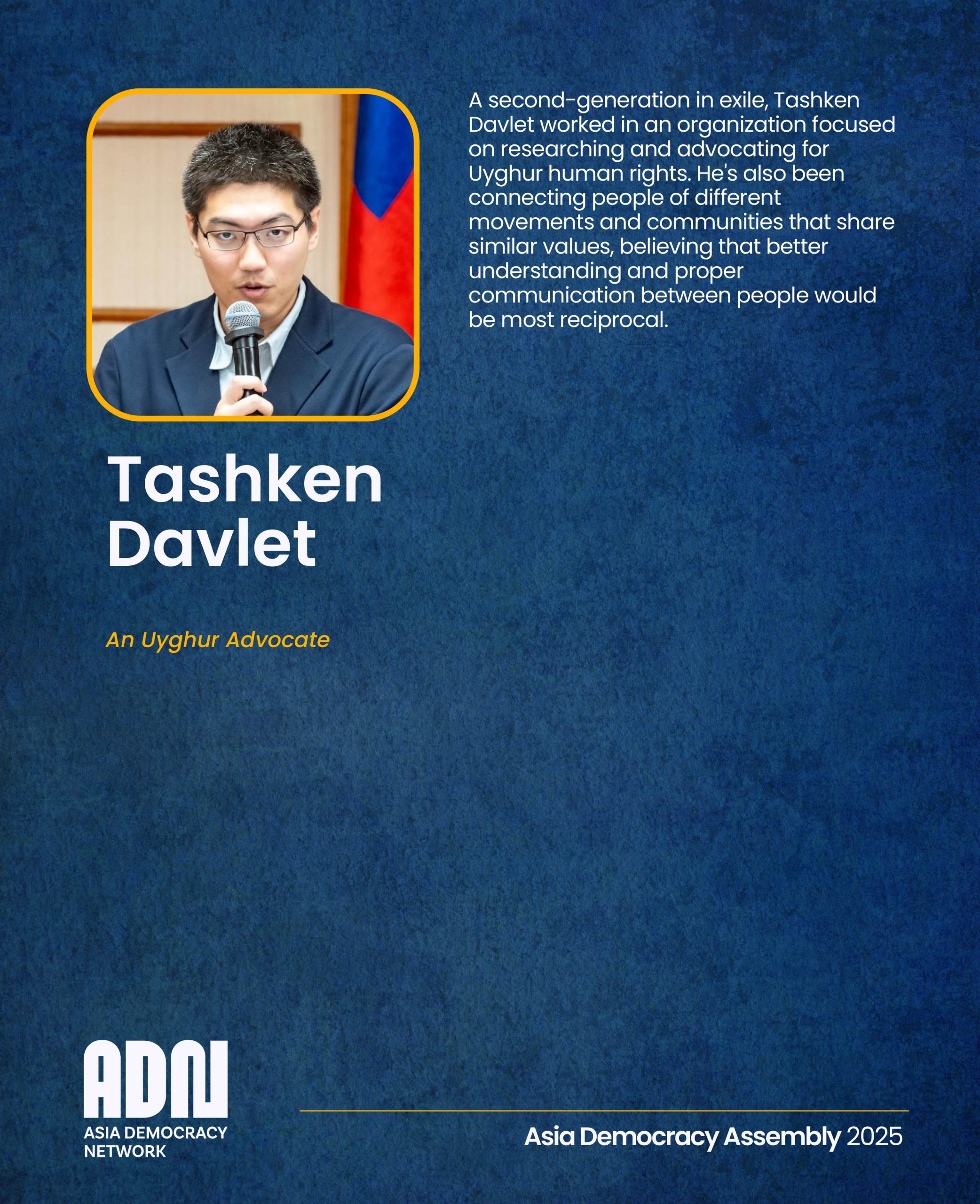 - Asia Democracy Network